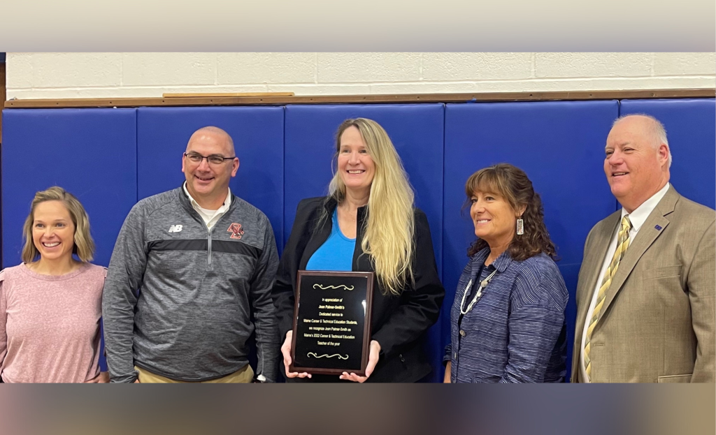 Harpswell's Palmer-Smith is CTE Teacher of the Year - The Harpswell Anchor