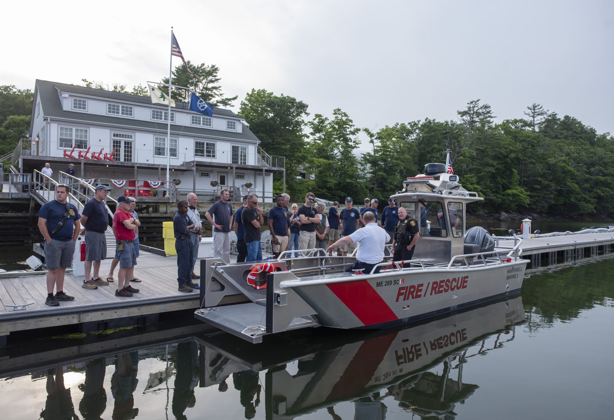 New boat from anonymous donor enhances Harpswell’s water rescue ...