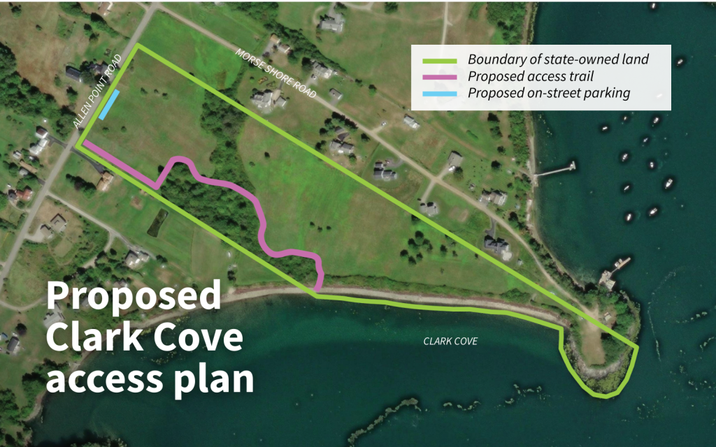 Town reveals details of Clark Cove access plan at meeting - The ...